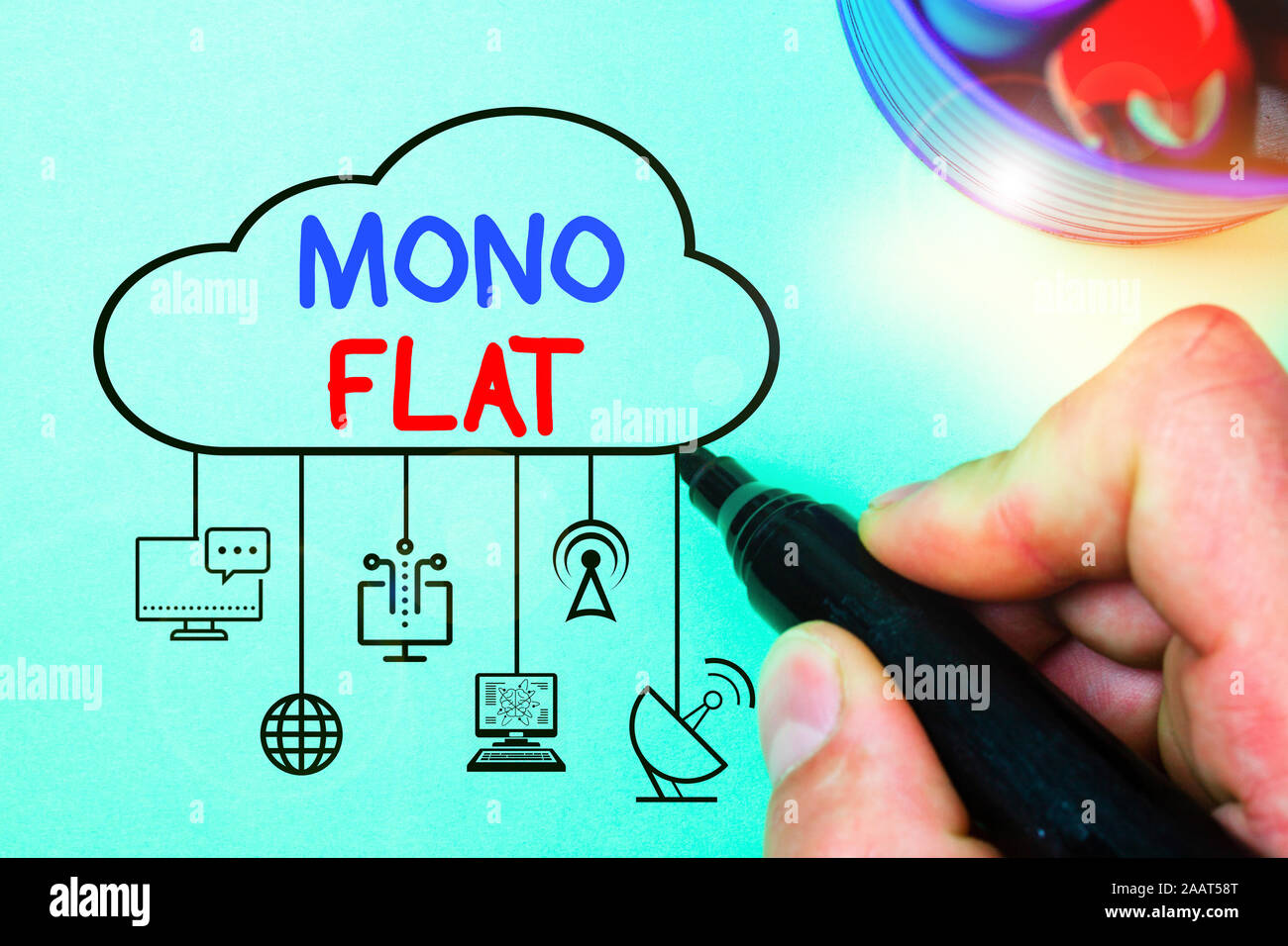 Handwriting text writing Mono Flat. Conceptual photo Stroke line icons ...