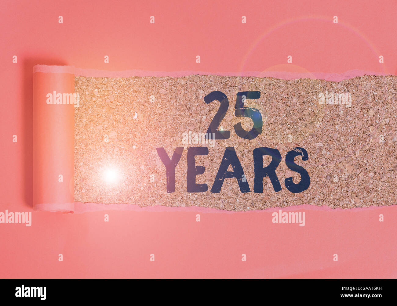 Text sign showing 25 Years. Business photo text Remembering or honoring ...