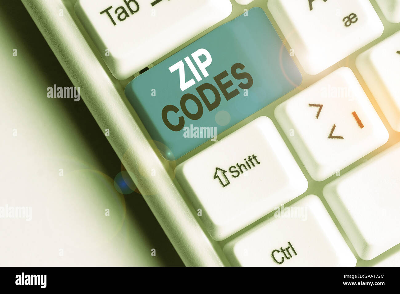 Conceptual hand writing showing Zip Codes. Concept meaning numbers ...