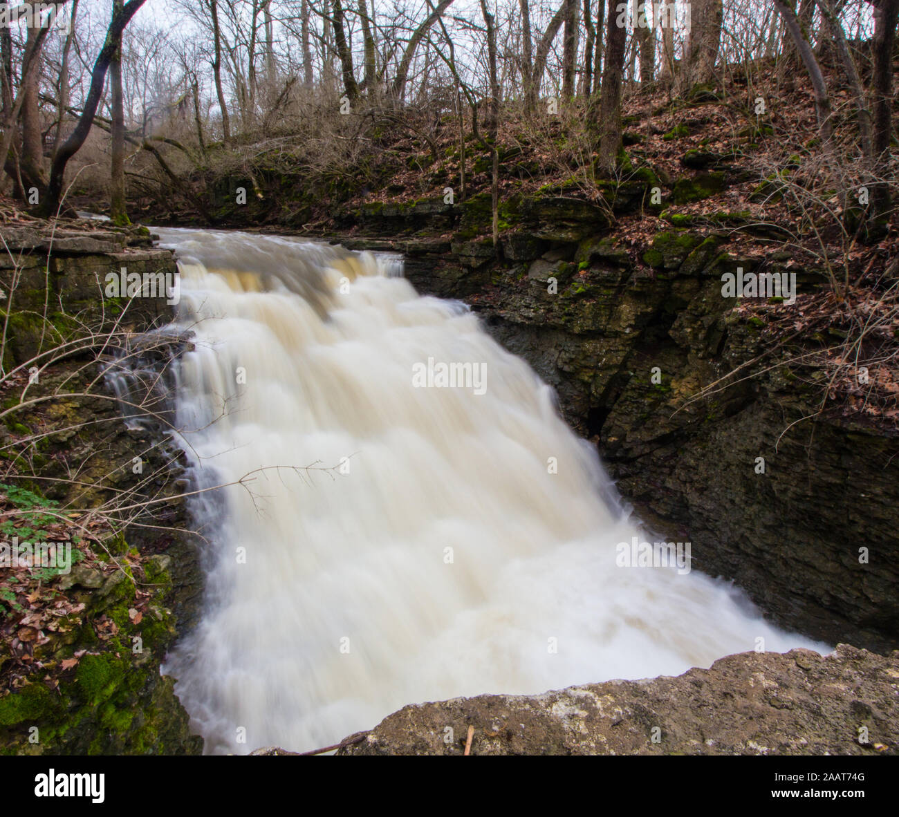 Indian Run Falls, Indian Run Park, Dublin, Ohio Stock Photo - Alamy