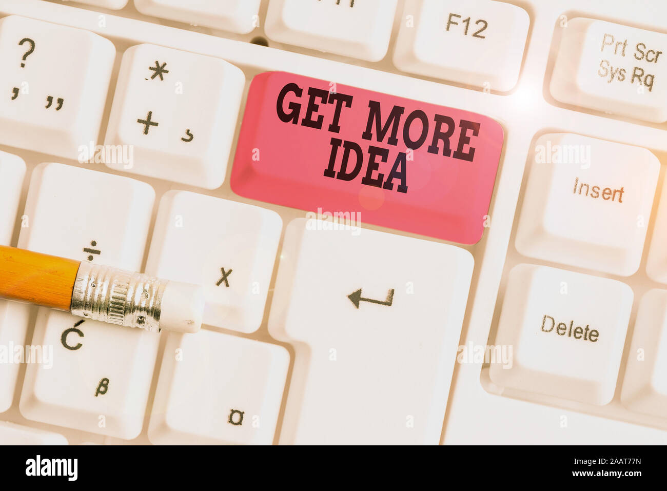 Word writing text Get More Idea. Business photo showcasing Random Input Mind Map Picture Mock up ...