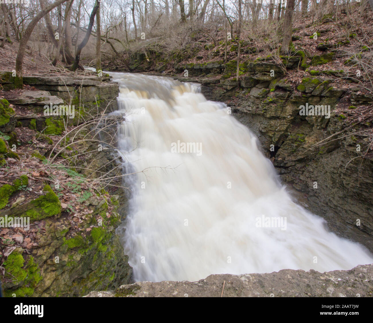 Indian Run Falls, Indian Run Park, Dublin, Ohio Stock Photo - Alamy
