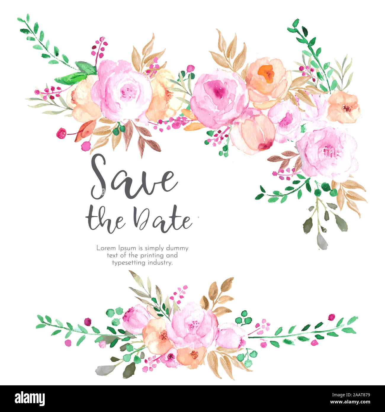 Wedding invitation card purple Cut Out Stock Images & Pictures - Alamy