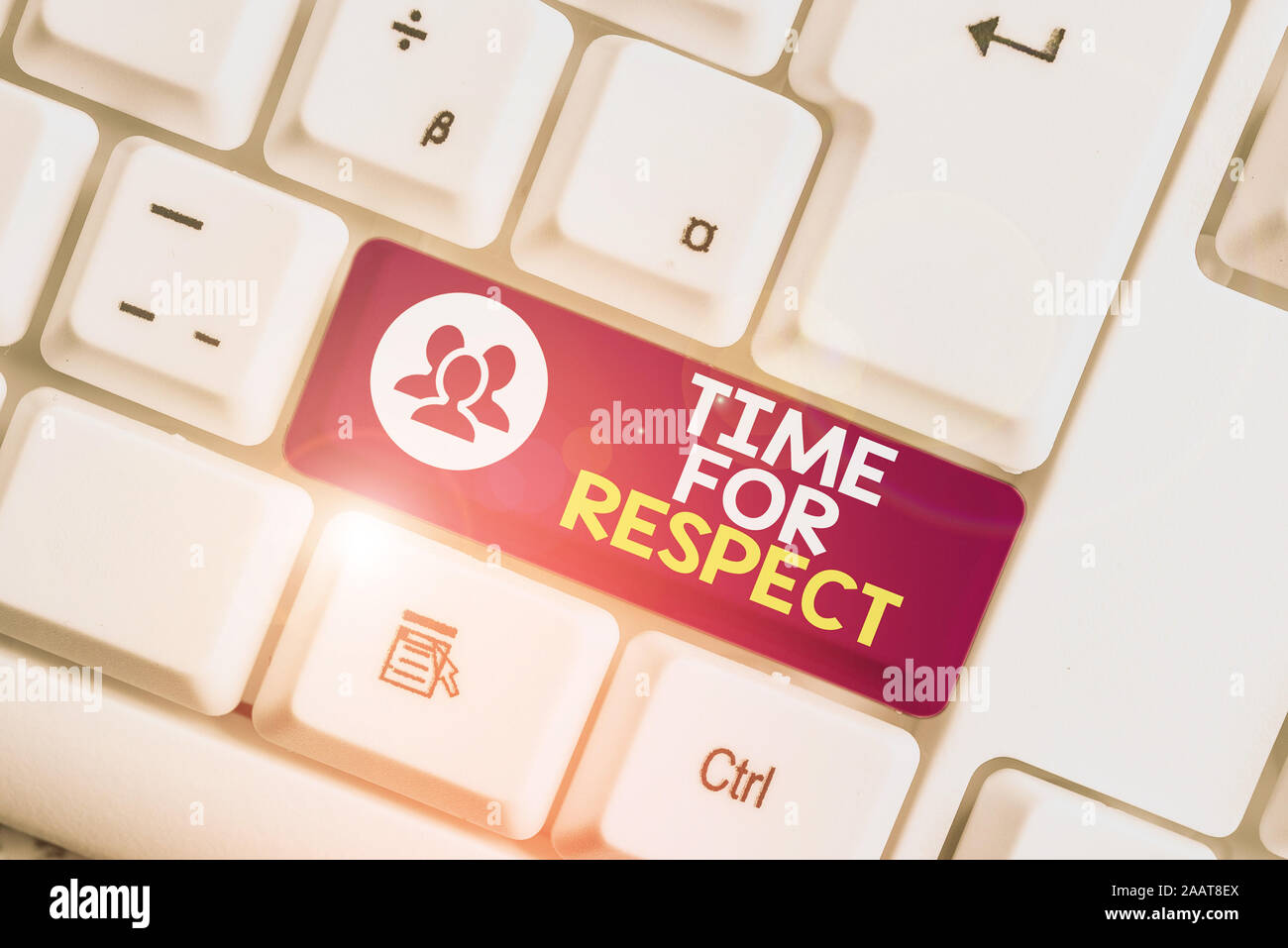 Word writing text Time For Respect. Business photo showcasing when you ...