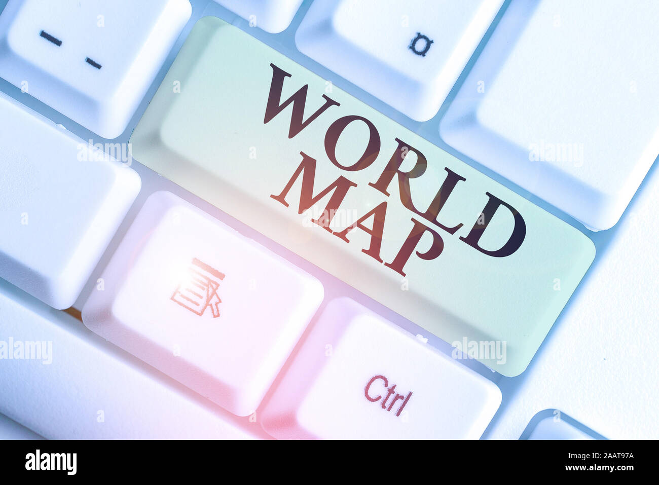 Text sign showing World Map. Business photo showcasing a diagrammatic ...