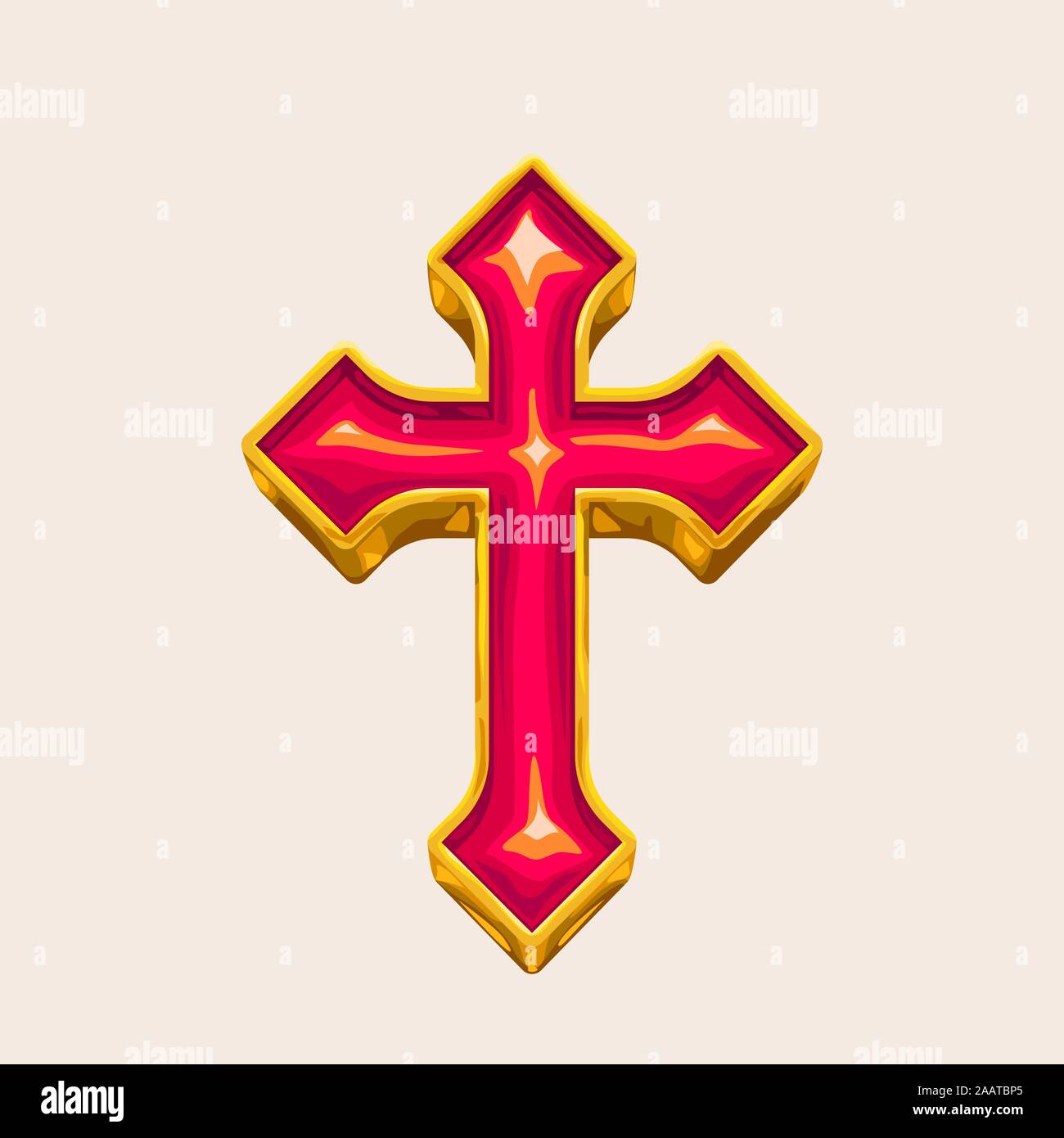 Red cross of christ Stock Vector Images - Alamy