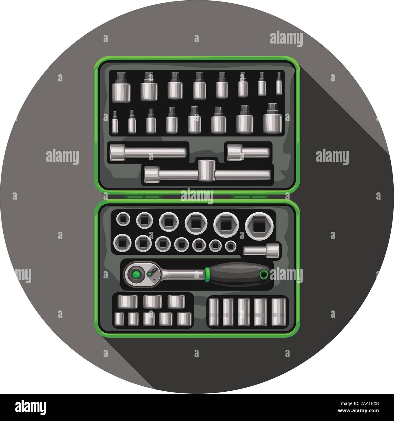 Socket spanner wrench in Cut Out Stock Images & Pictures - Alamy