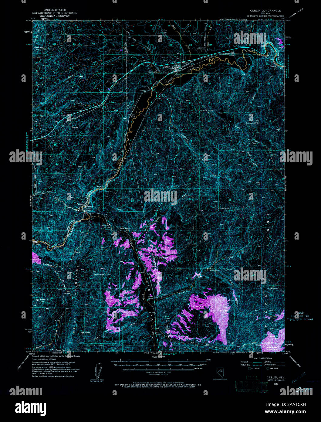 Map of carlin hi-res stock photography and images - Alamy