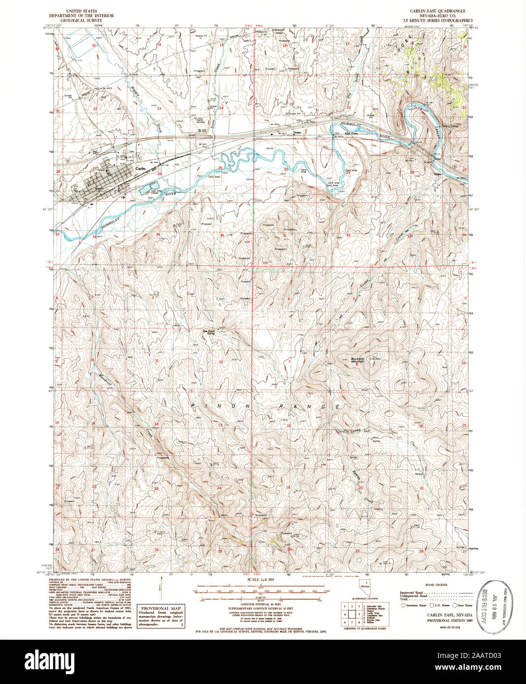 Map of carlin hi-res stock photography and images - Alamy
