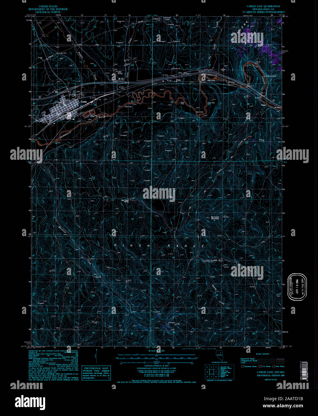 Map of carlin hi-res stock photography and images - Alamy