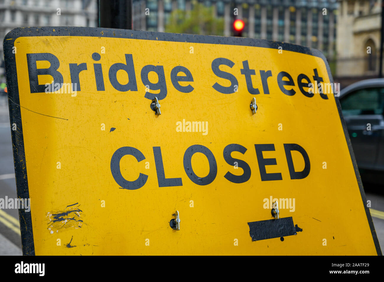 Congested road sign hi-res stock photography and images - Alamy