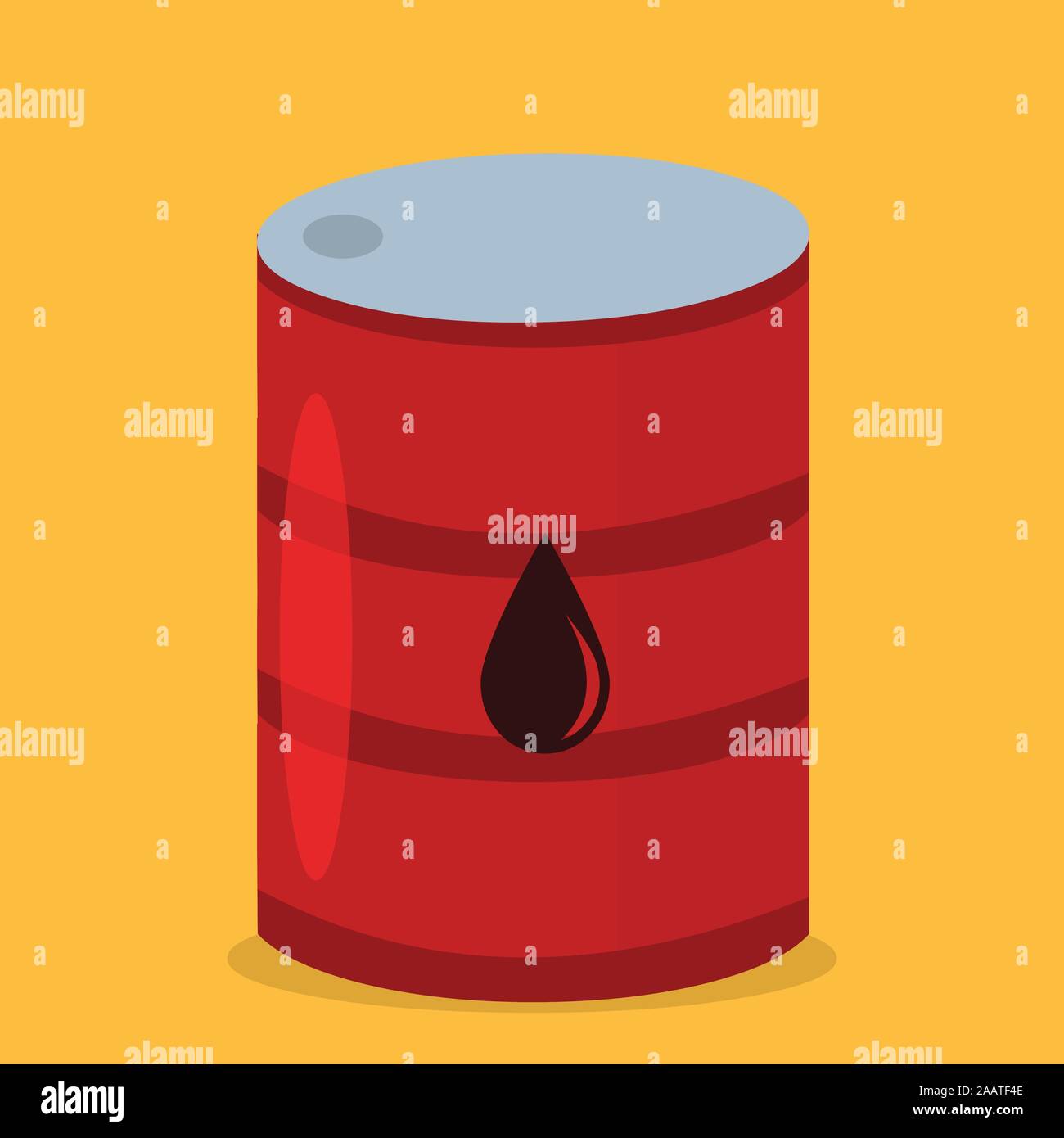 barrel full of gasoline vector illustration Stock Vector Image & Art ...