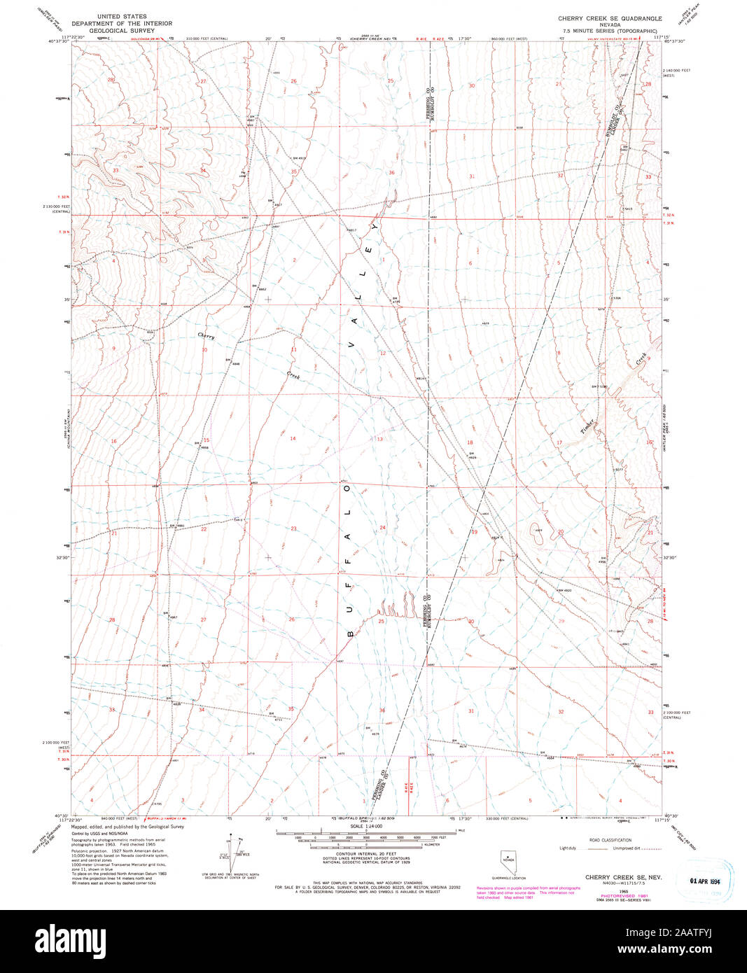Map of cherry creek hi-res stock photography and images - Alamy