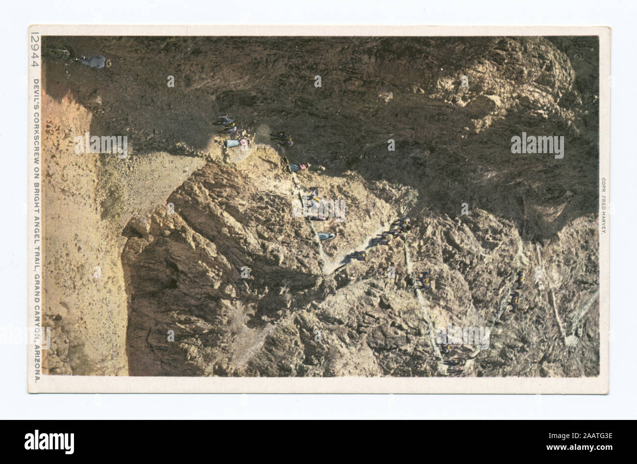 Devil's Corkscrew, Bright Angel Trail, Grand Canyon, Ariz 1908-1909 ...