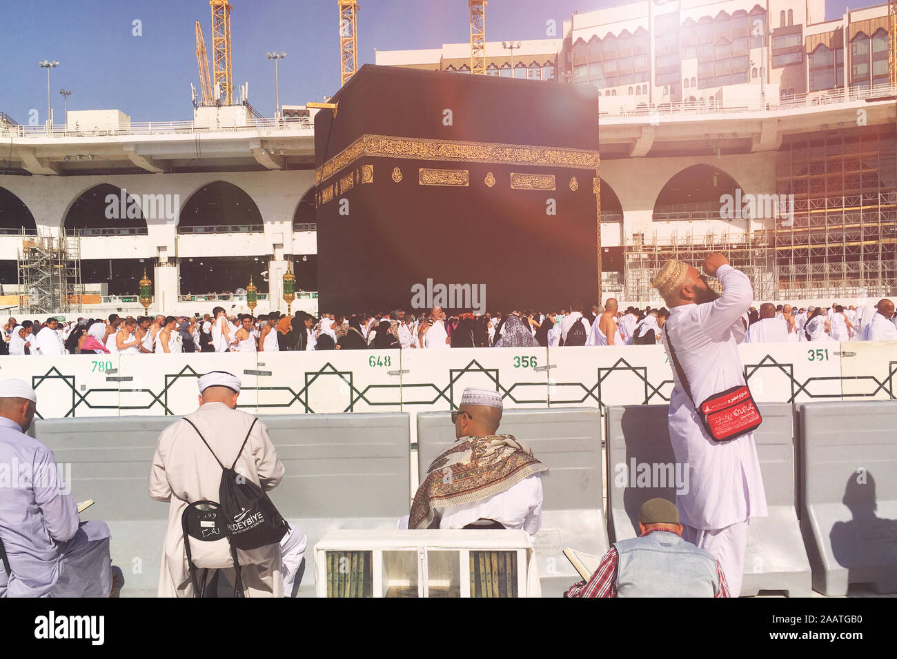 MECCA, SAUDI ARABIA, March 2018 - Muslim pilgrims from all over the ...
