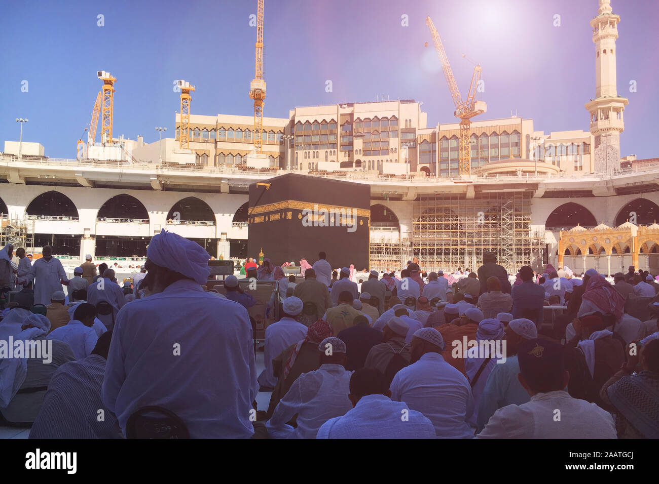 MECCA, SAUDI ARABIA, March 2018 - Muslim pilgrims from all over the ...