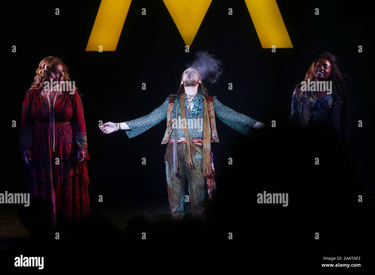 Opening night of new musical Scotland, PA at the Laura Pels Theatre ...