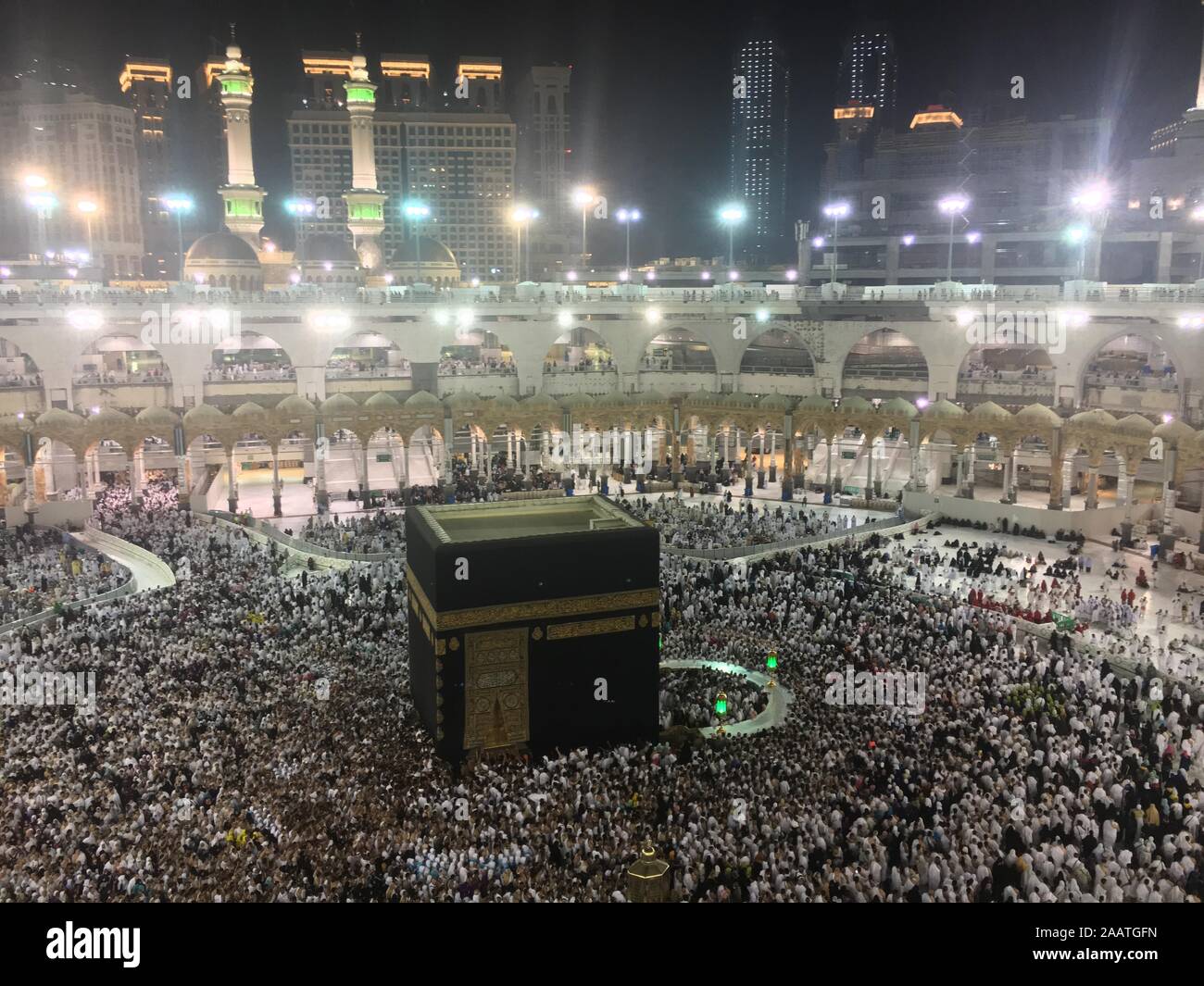 MECCA, SAUDI ARABIA, March 2018 - Muslim pilgrims from all over the ...