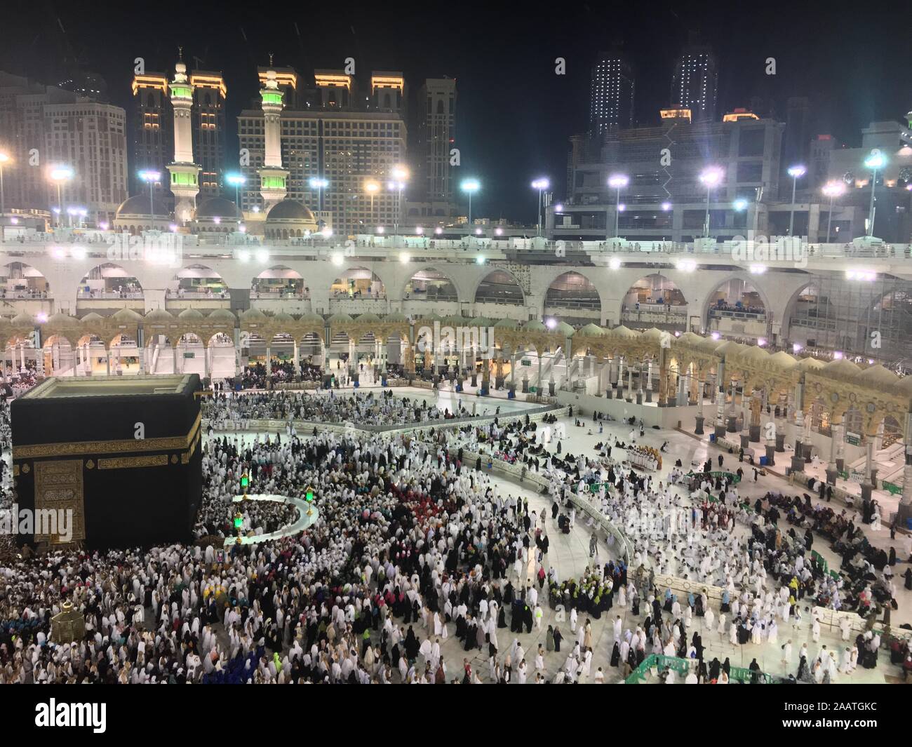 MECCA, SAUDI ARABIA, March 2018 - Muslim pilgrims from all over the ...