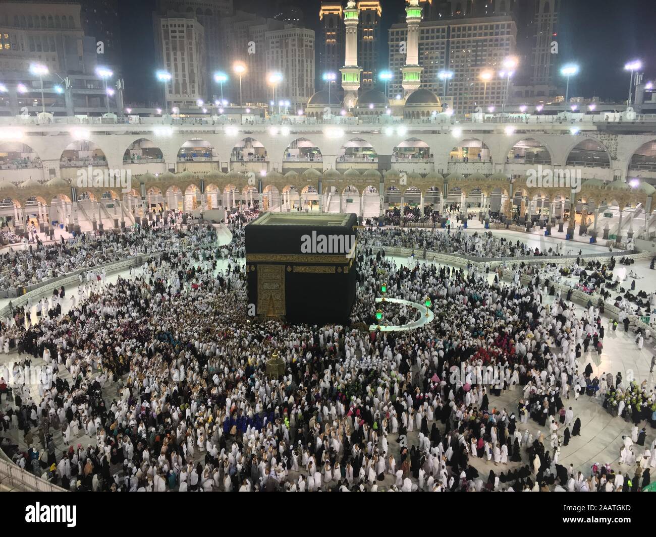 MECCA, SAUDI ARABIA, March 2018 - Muslim pilgrims from all over the ...
