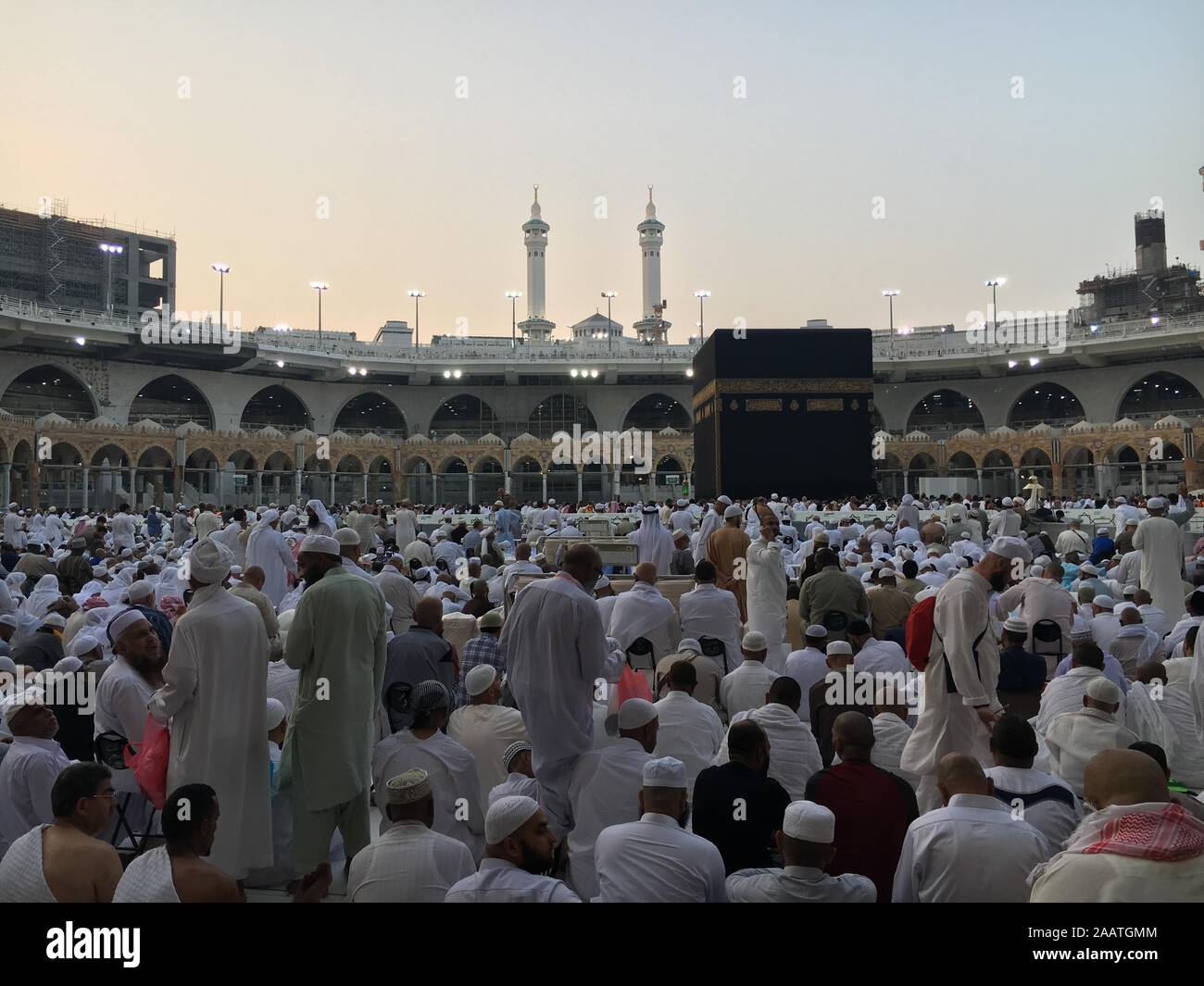 MECCA, SAUDI ARABIA, March 2018 - Muslim pilgrims from all over the ...