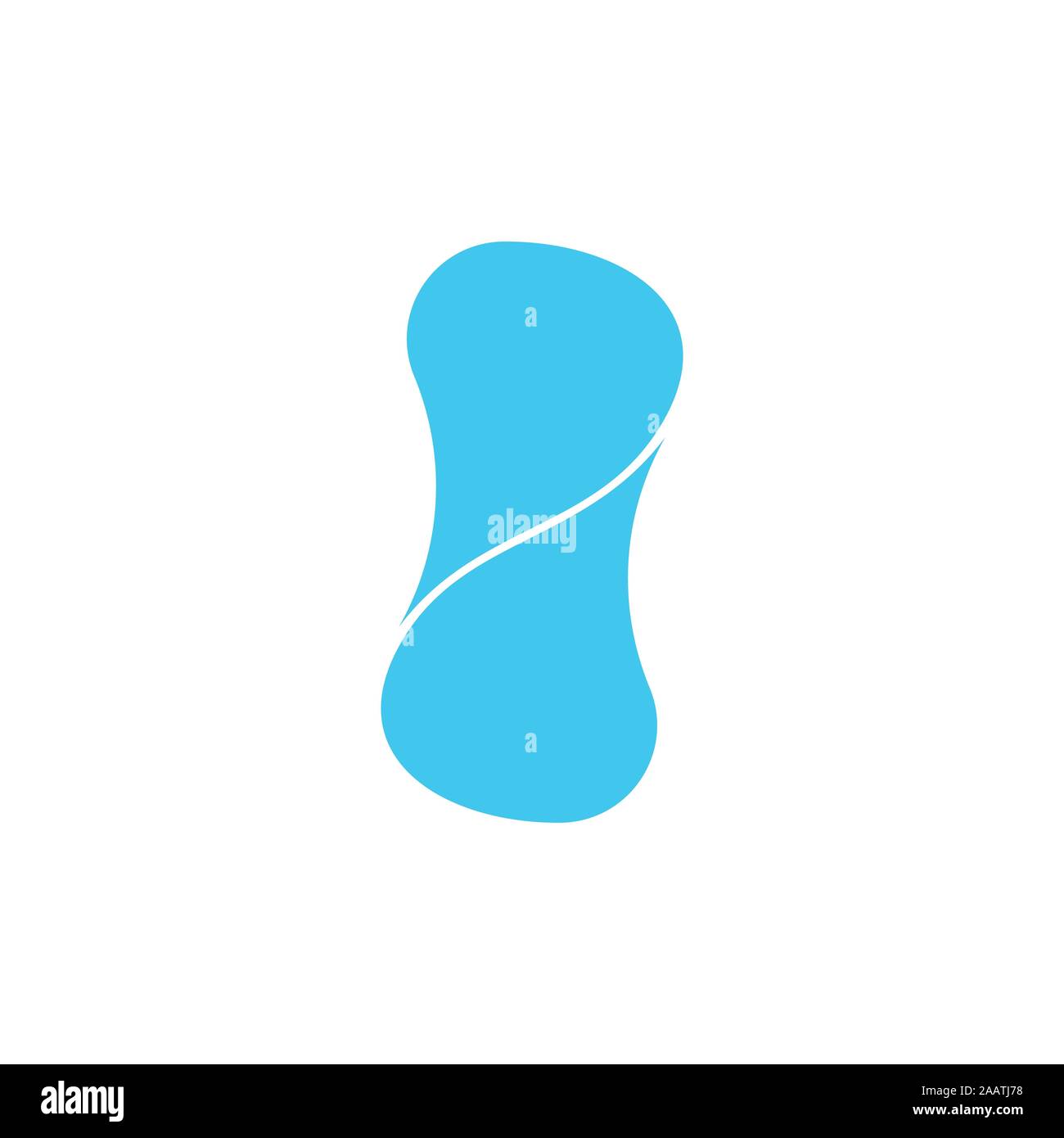 linked blue water symbol vector Stock Vector Image & Art - Alamy