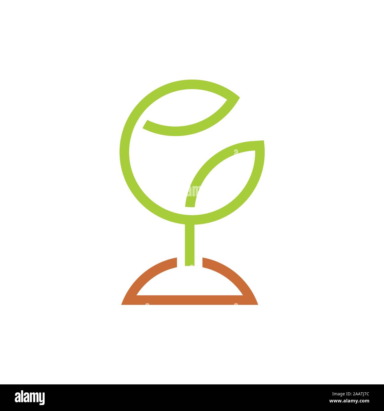 Line green blue alphabet Cut Out Stock Images & Pictures - Alamy