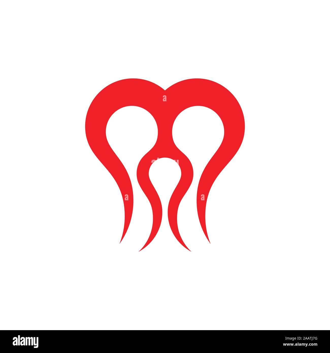 letter m fly curves object logo vector Stock Vector Image & Art - Alamy