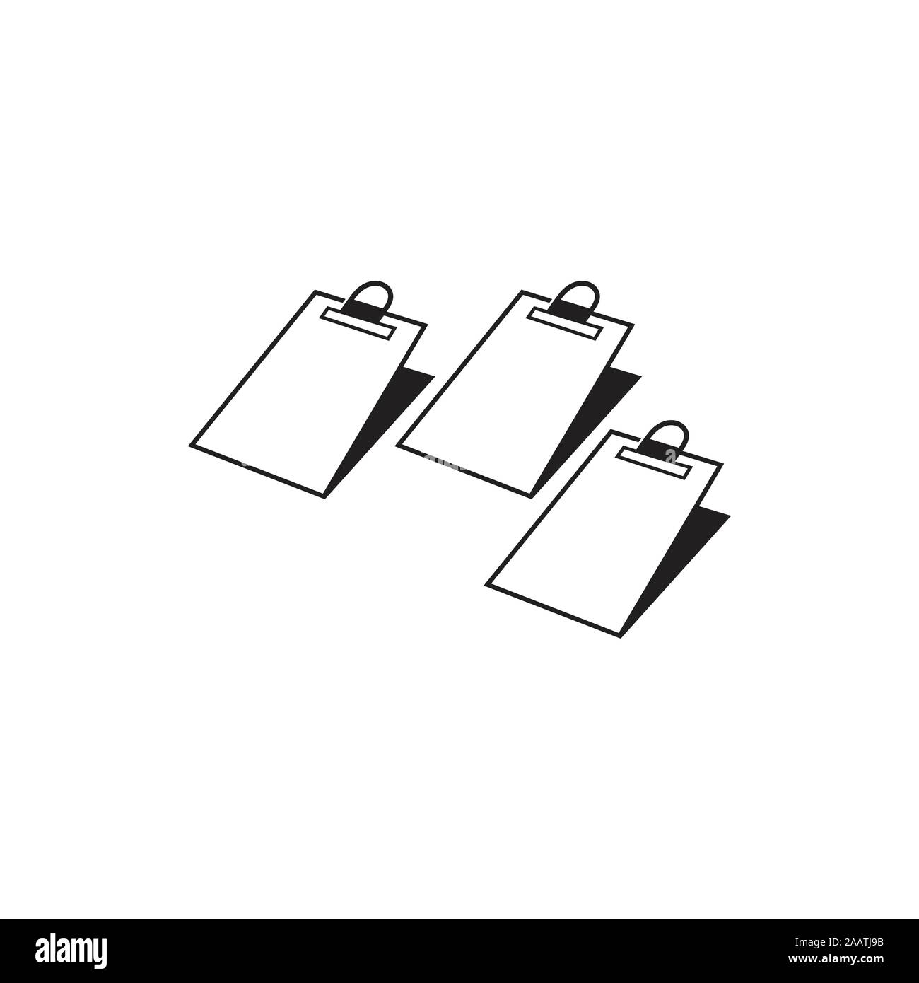 paper boards 3d shadow icon vector Stock Vector Image & Art - Alamy