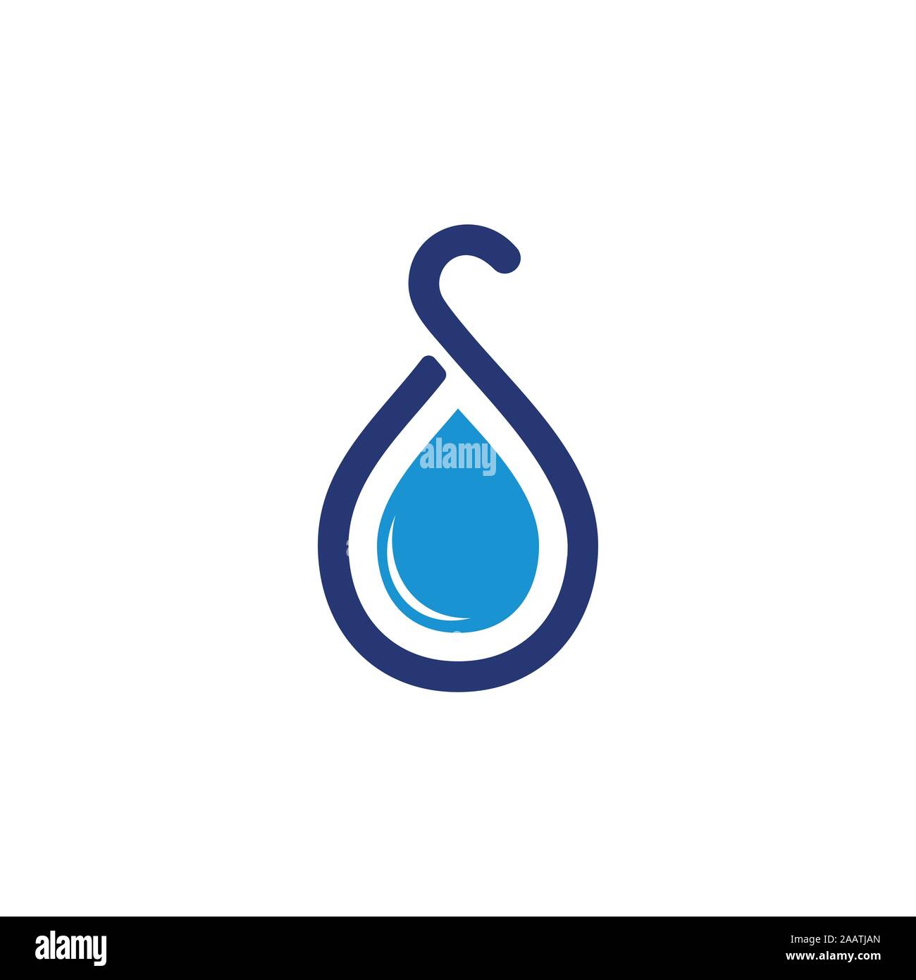 letter s drop water design logo vector Stock Vector Image & Art - Alamy