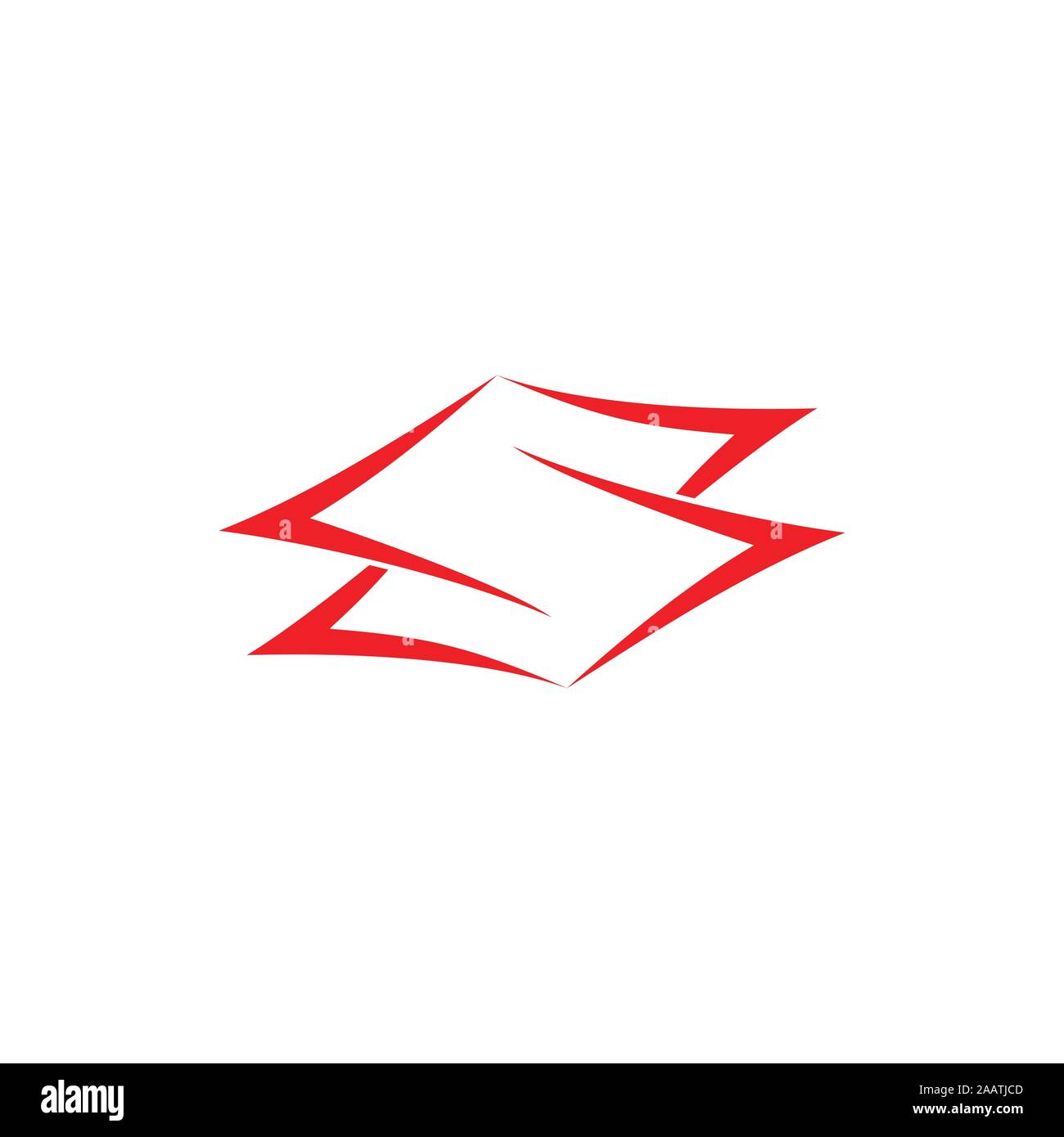 letter s negative space simple curves vector Stock Vector Image & Art - Alamy