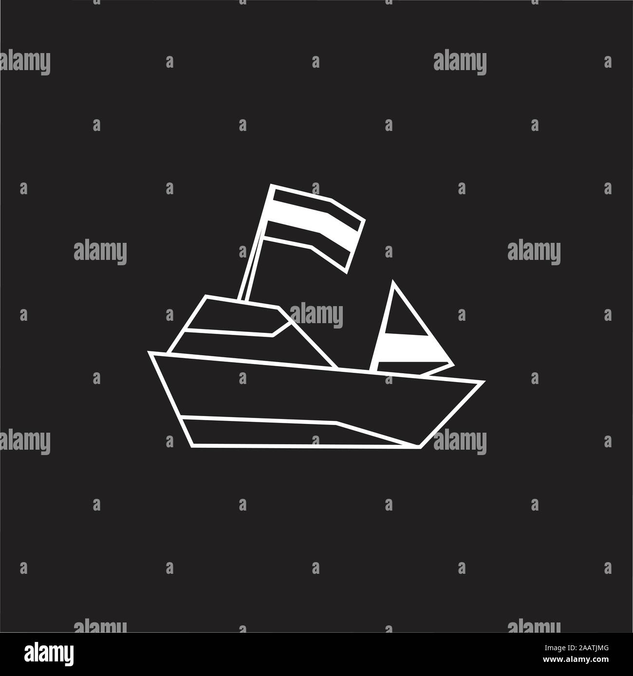 Simple linear icon rocket Stock Vector Images - Alamy
