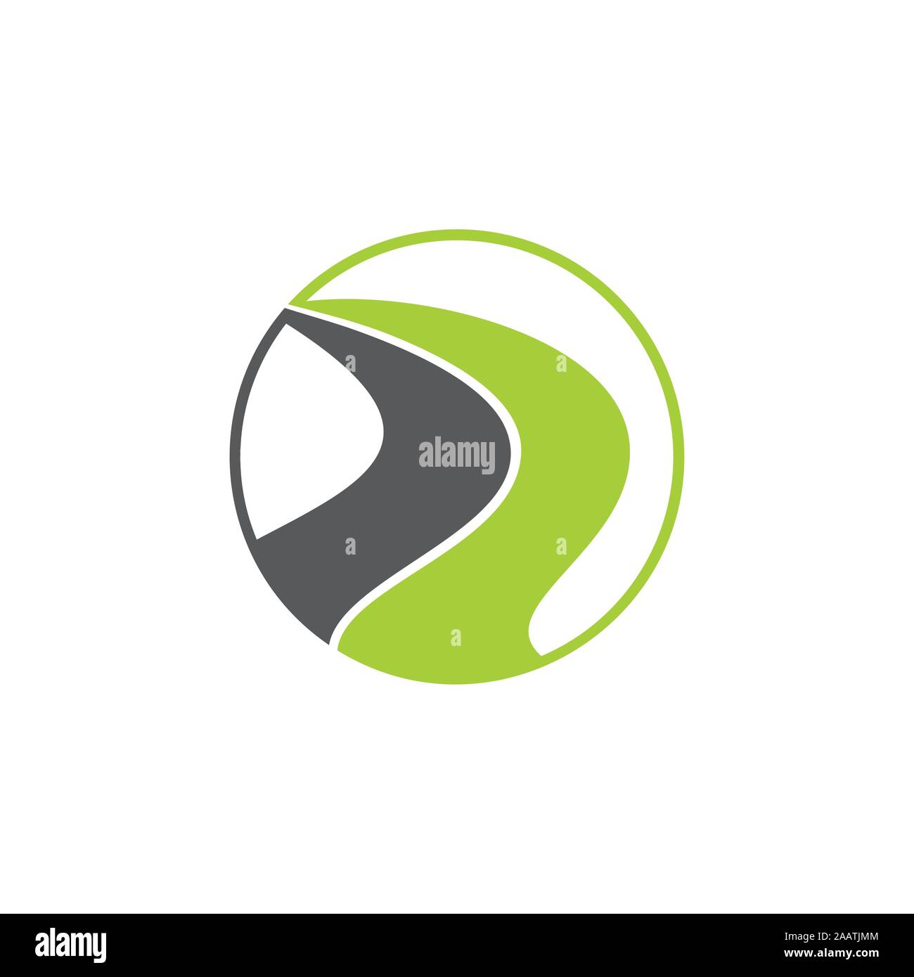 abstract street curves logo vector Stock Vector Image & Art - Alamy