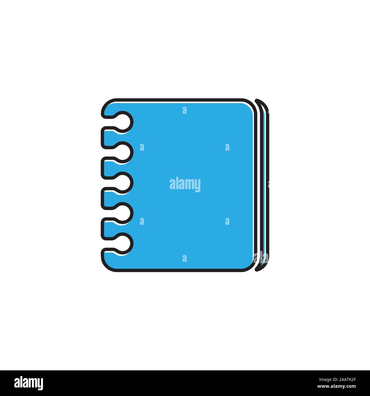 book binder symbol decoration education vector Stock Vector Image & Art ...