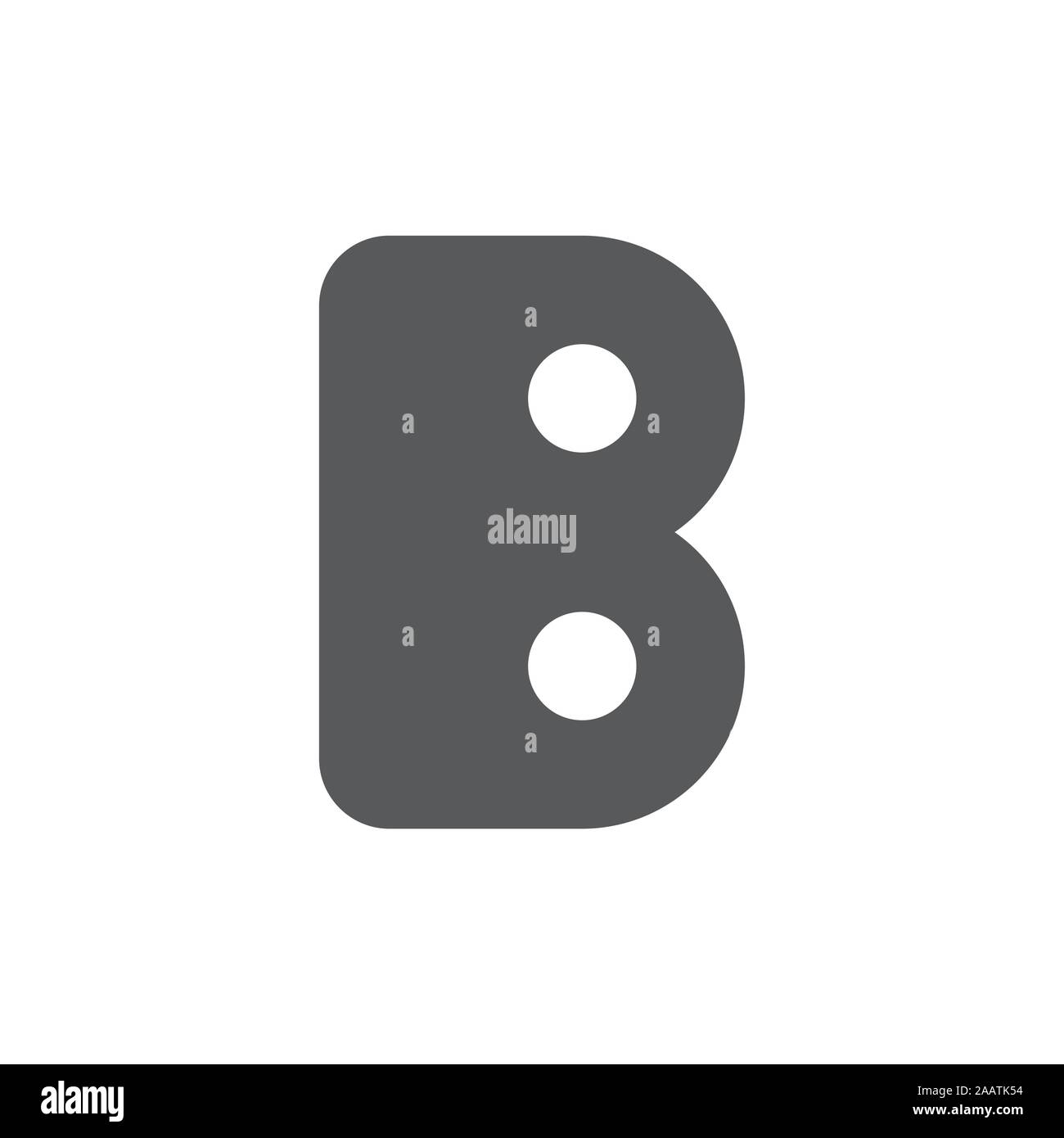 letter b8 simple geoemtric logo vector Stock Vector Image & Art - Alamy