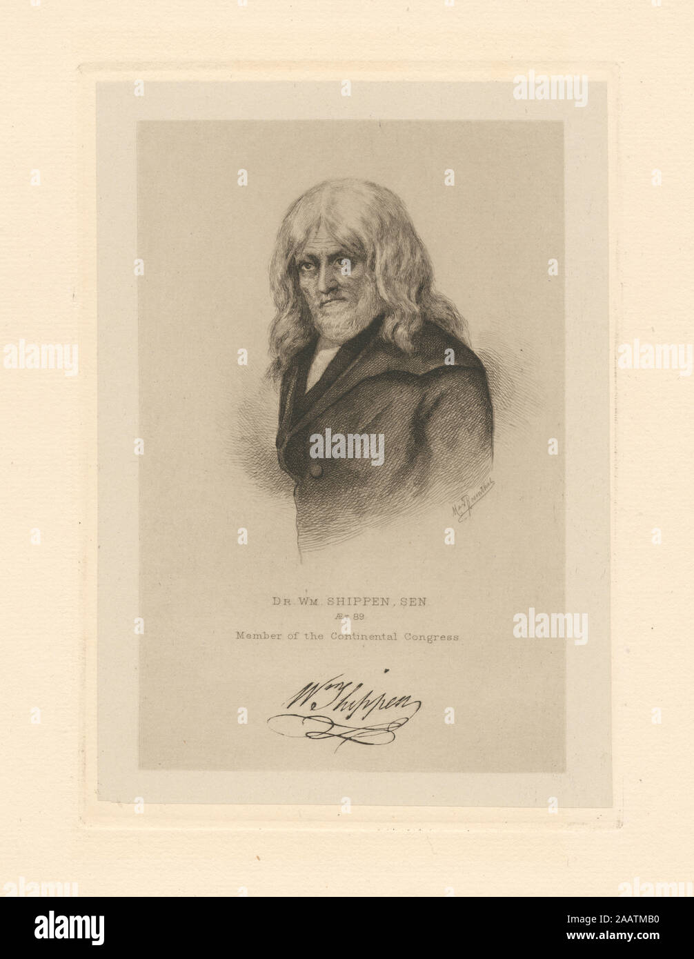 Dr Wm Shippen EM3799; Dr. Wm. Shippen Stock Photo - Alamy