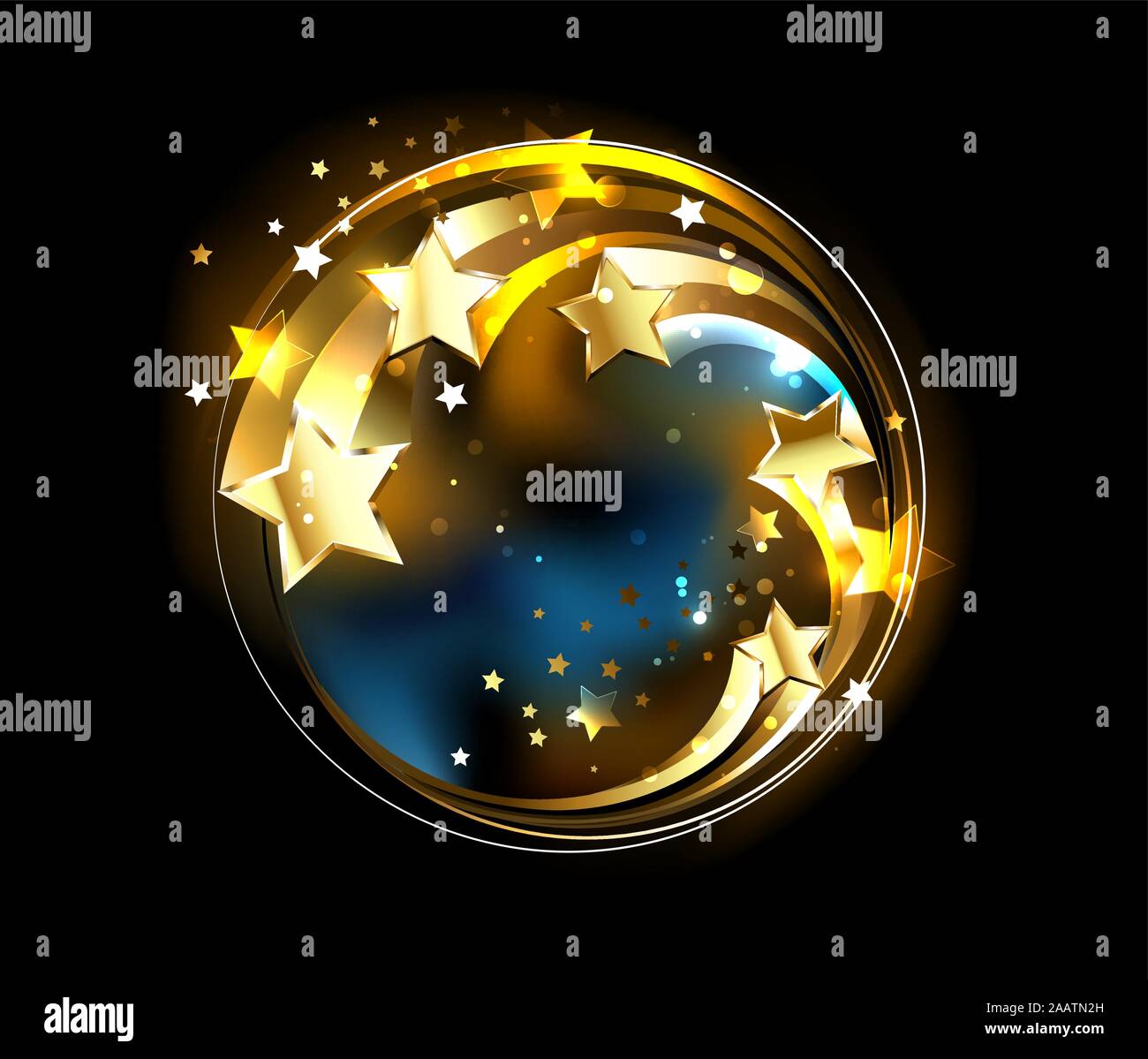 Golden starlet Stock Vector Images - Alamy