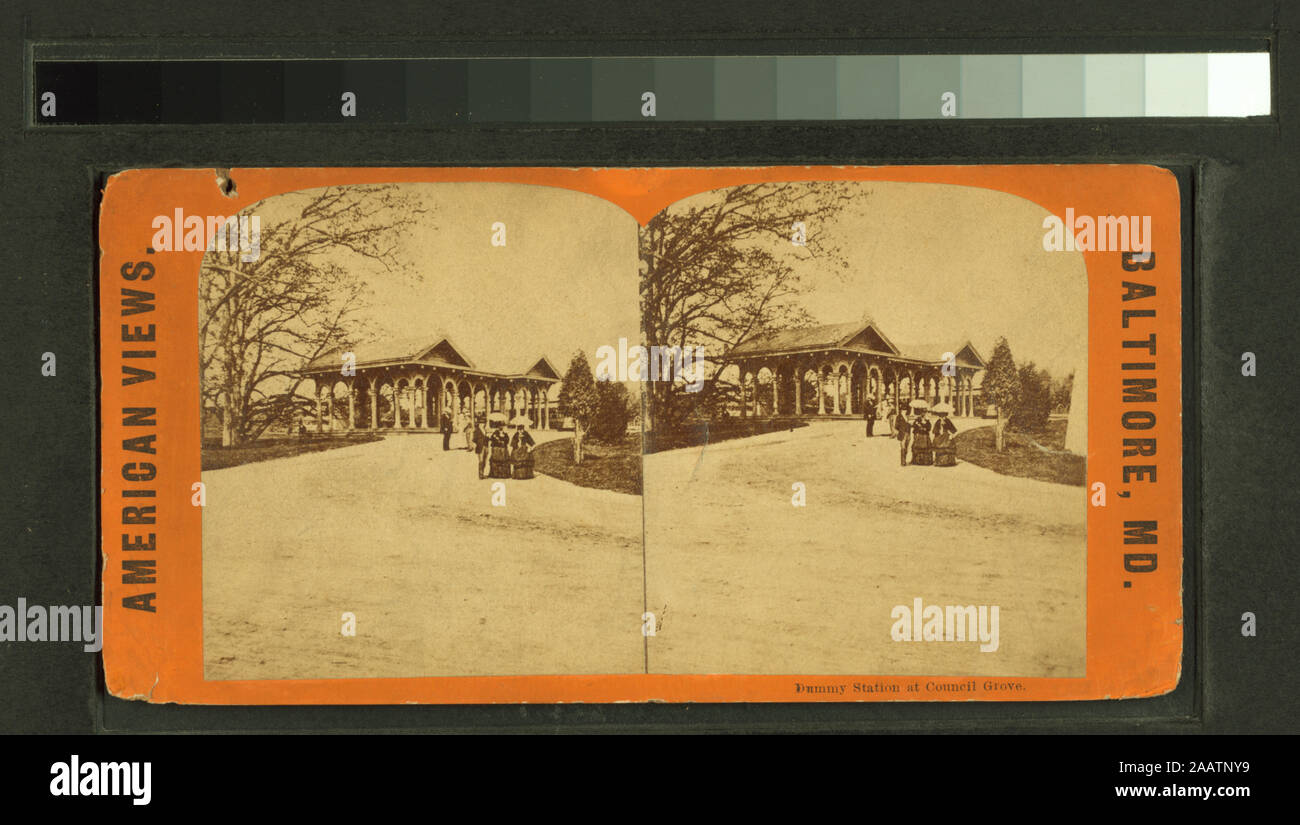 Dummy Station at Council Grove Dummy Station at Council Grove.; Dummy ...