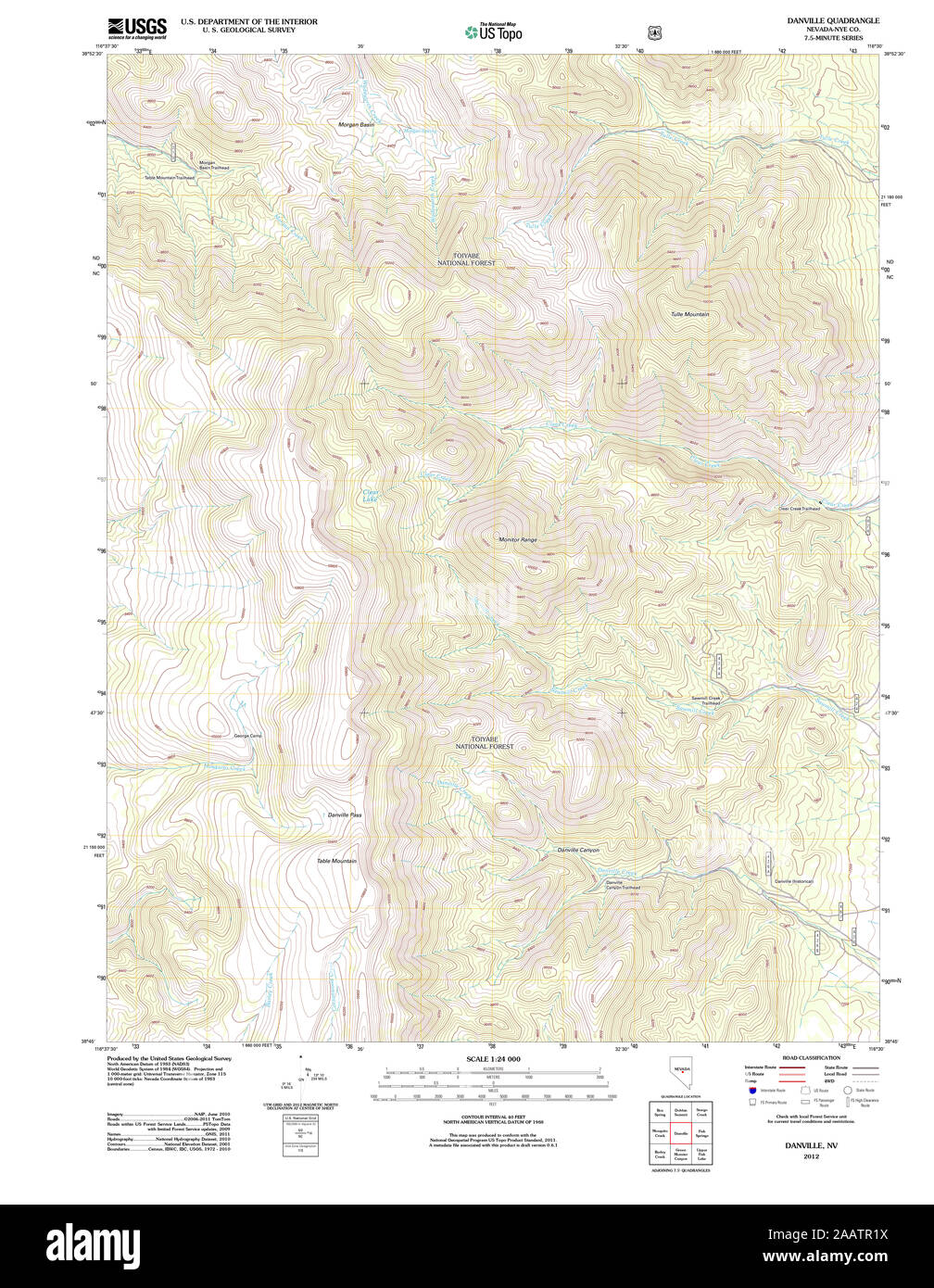 Map of danville Cut Out Stock Images & Pictures - Alamy