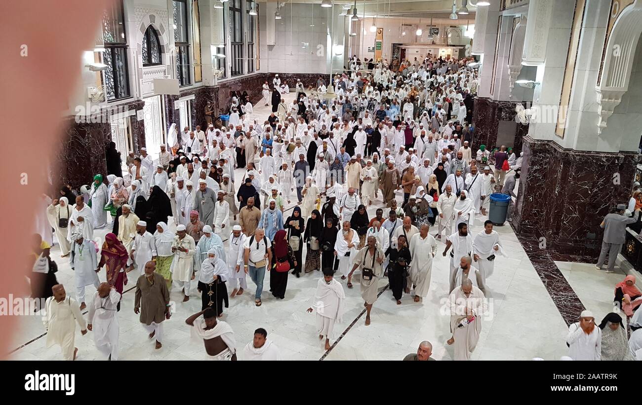 Saudi Arabia, MECCA, september 2016., Muslim pilgrims perform saei ...