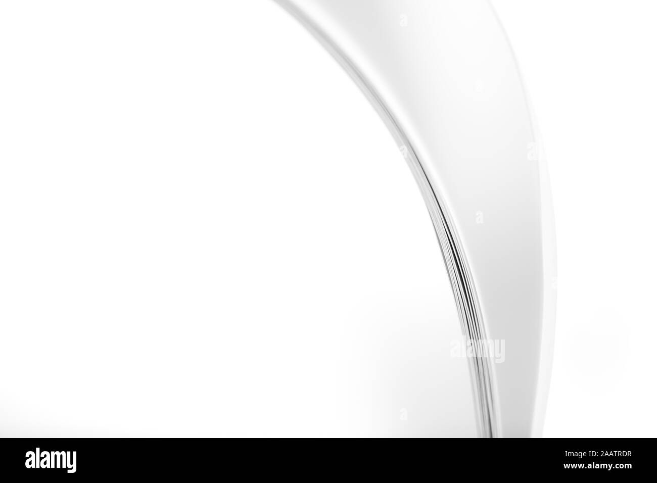 Paper pages abstract photographed on white background Stock Photo - Alamy