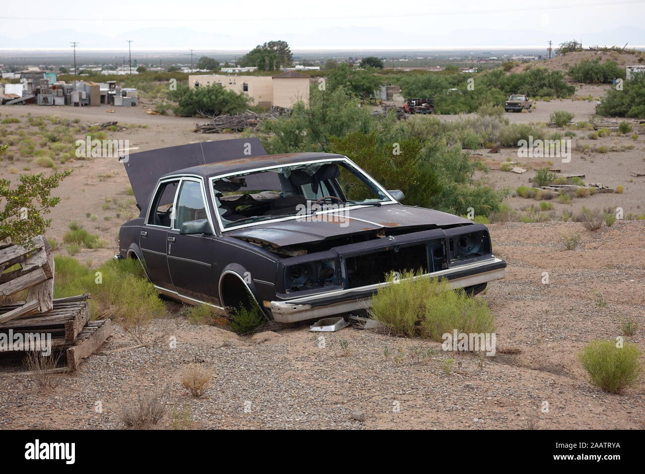 Poverty in New Mexico near the border Stock Photo - Alamy