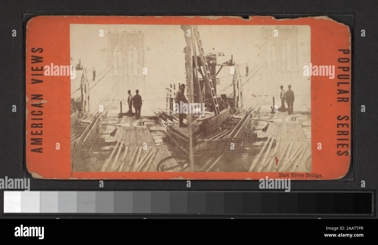 Caisson brooklyn bridge hi-res stock photography and images - Alamy