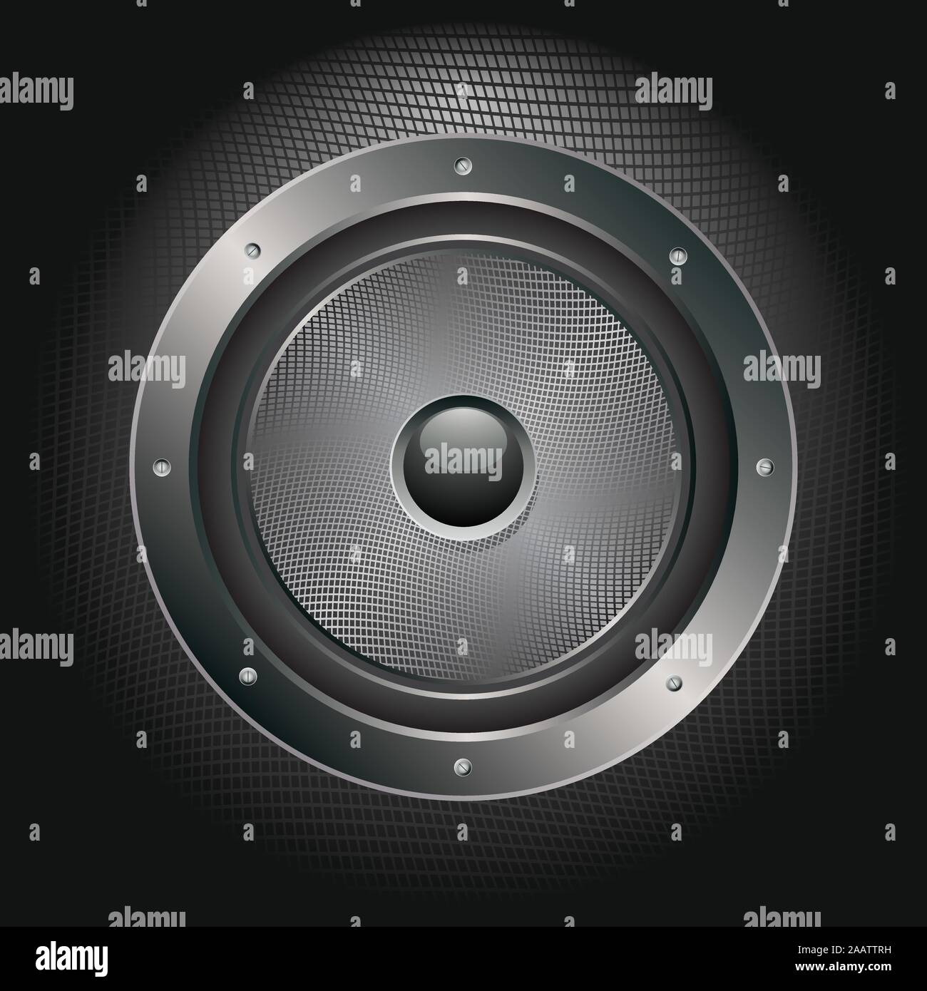 Speaker Mounting Hardware Bolts 8-Piece 1/4-20 Black Oxide Speaker ...