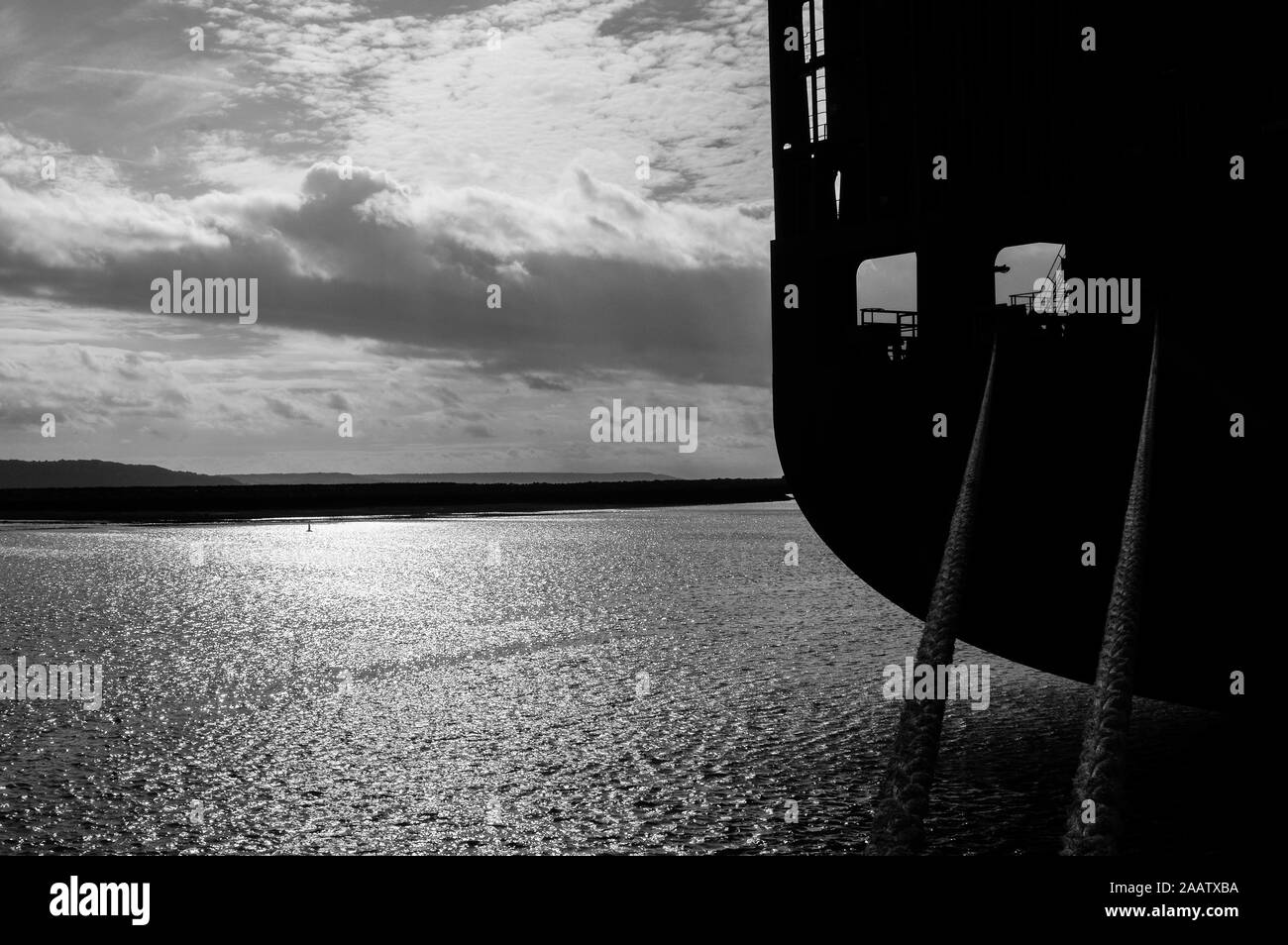 Port rope. Mooring rope. Rope for fastening ships and cargo Stock Photo ...