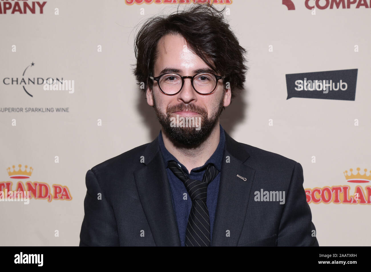 Opening night of new musical Scotland, PA at the Laura Pels Theatre ...