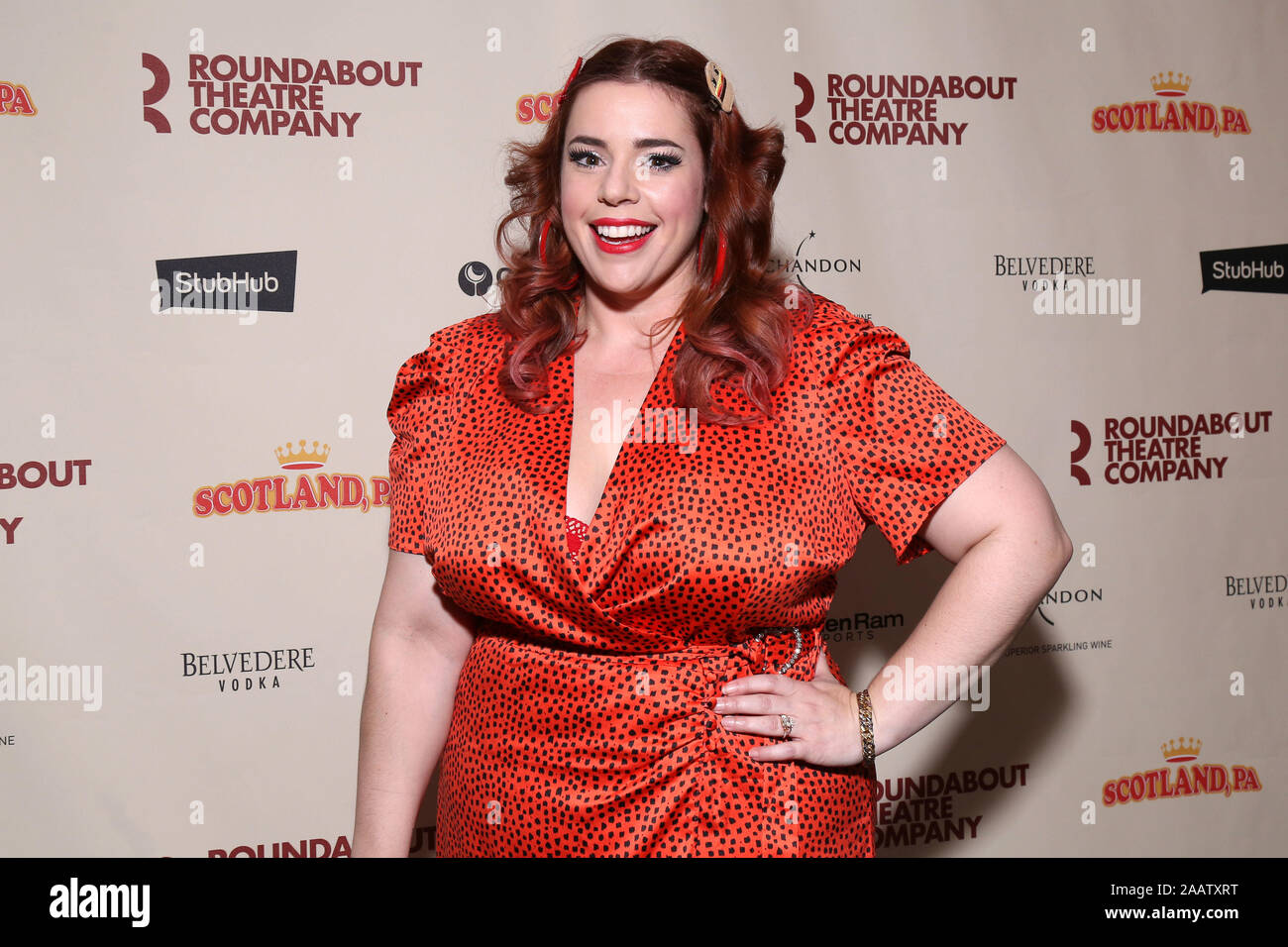 Opening night of new musical Scotland, PA at the Laura Pels Theatre ...