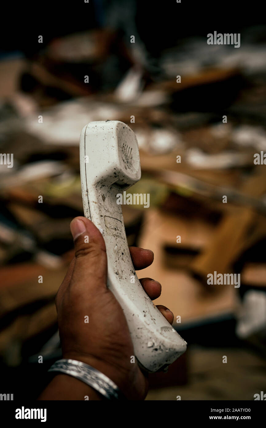 Indonesia phone rural hi-res stock photography and images - Alamy