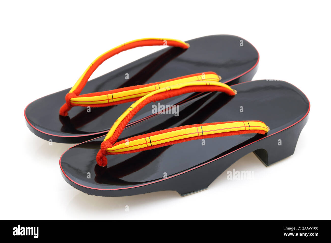 Close up of traditional japanese sandals Geta background Stock Photo ...