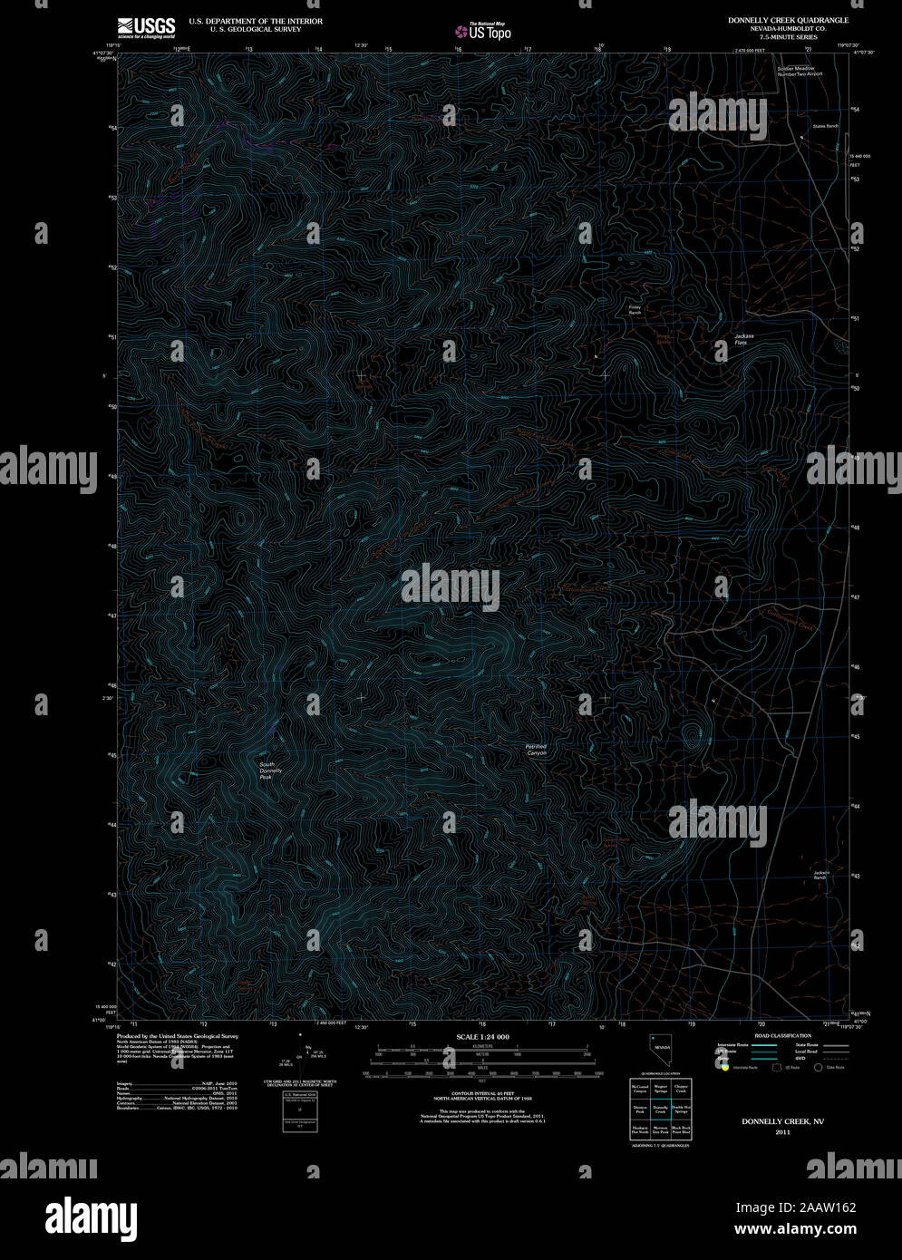 Map of donnelly hi-res stock photography and images - Alamy